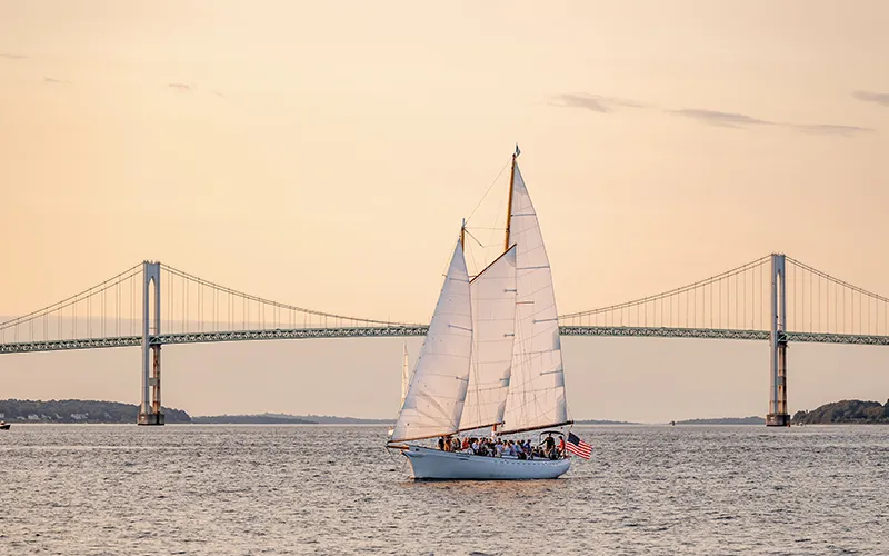 Best Sunset Sail in Newport RI aboard the Schooner Madeleine | Newport ...